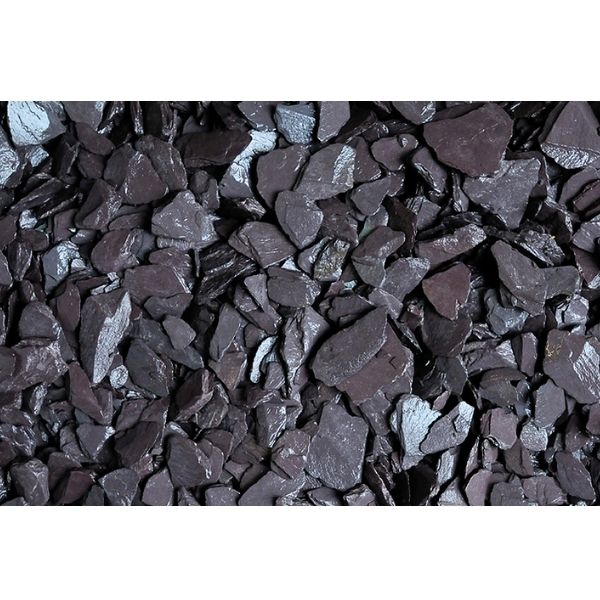 C L Jones. BULK BAG OF BLUE DECORATIVE SLATE 40MM