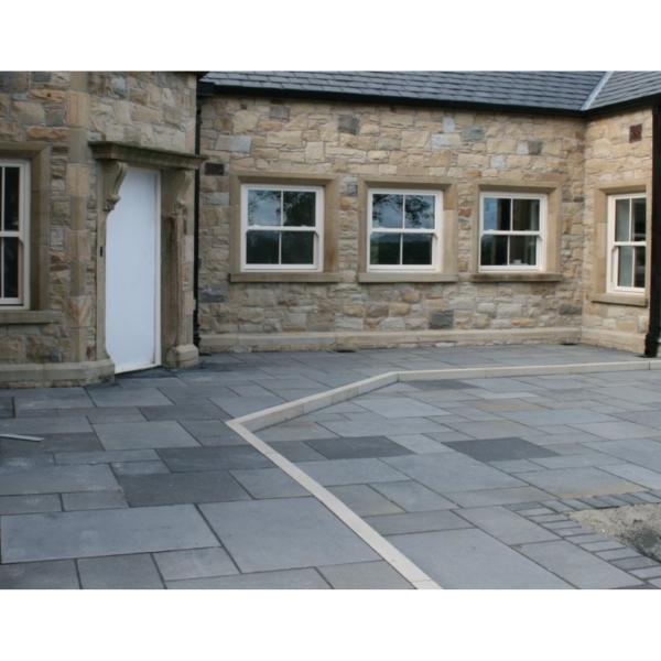 C L Jones. NATURAL LIMESTONE CALIBRATED 22MM BLACK PAVING PATIO PACK 15 ...