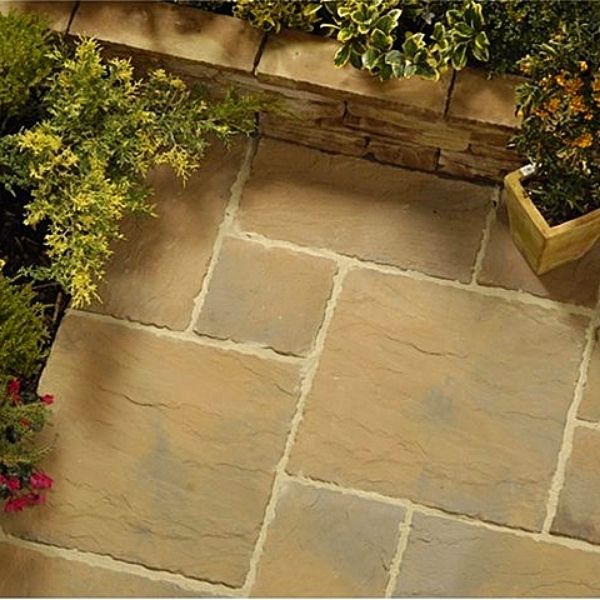 C L Jones. CASTACRETE PREPACK 9m2 AUTUMN GOLD - 3 SIZE PACK 9.0 SQ ...