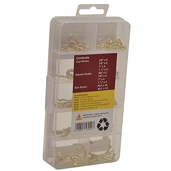 C L Jones. 70 PIECE ASSORTED HOOKS SET
