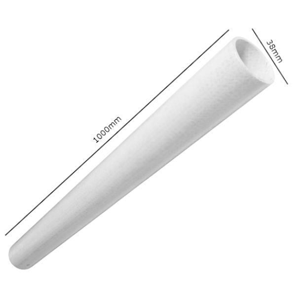 C L Jones. 1 METER X 38MM O/D (32MM I/D) GAS RISER TUBE - OFF WHITE